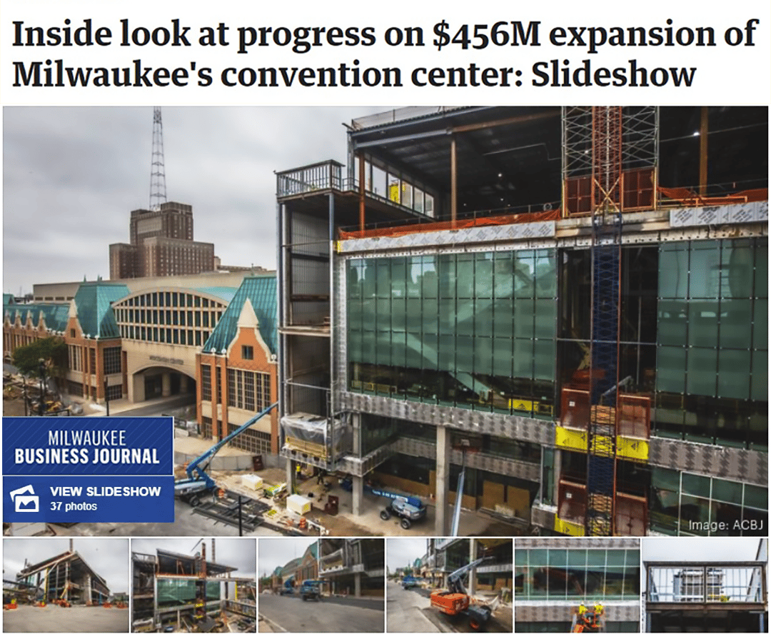 Ironworkers Build the Baird Center Expansion Project in Milwaukee