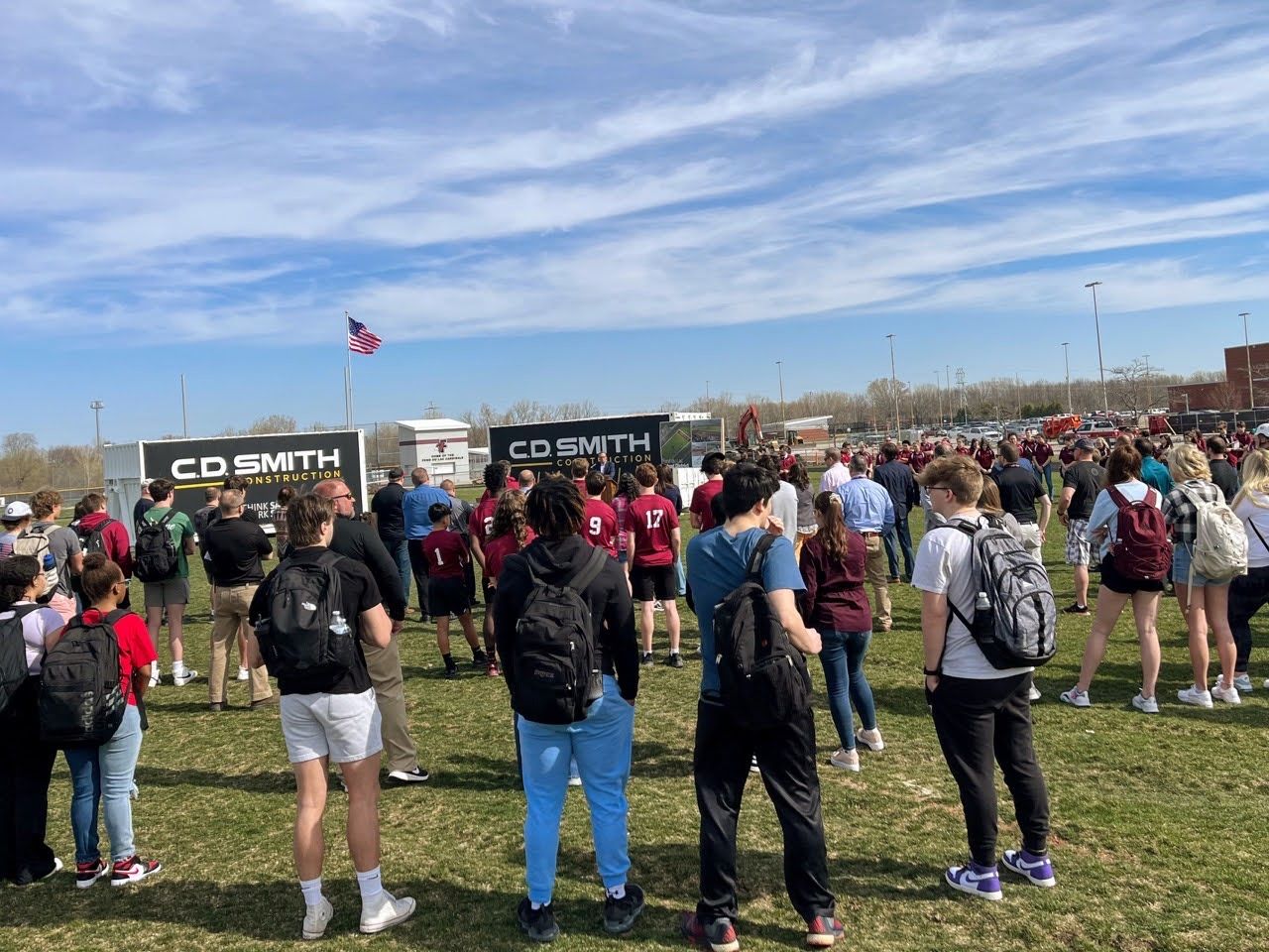 Fond du Lac School District Groundbreaking Commences Stadium Construction