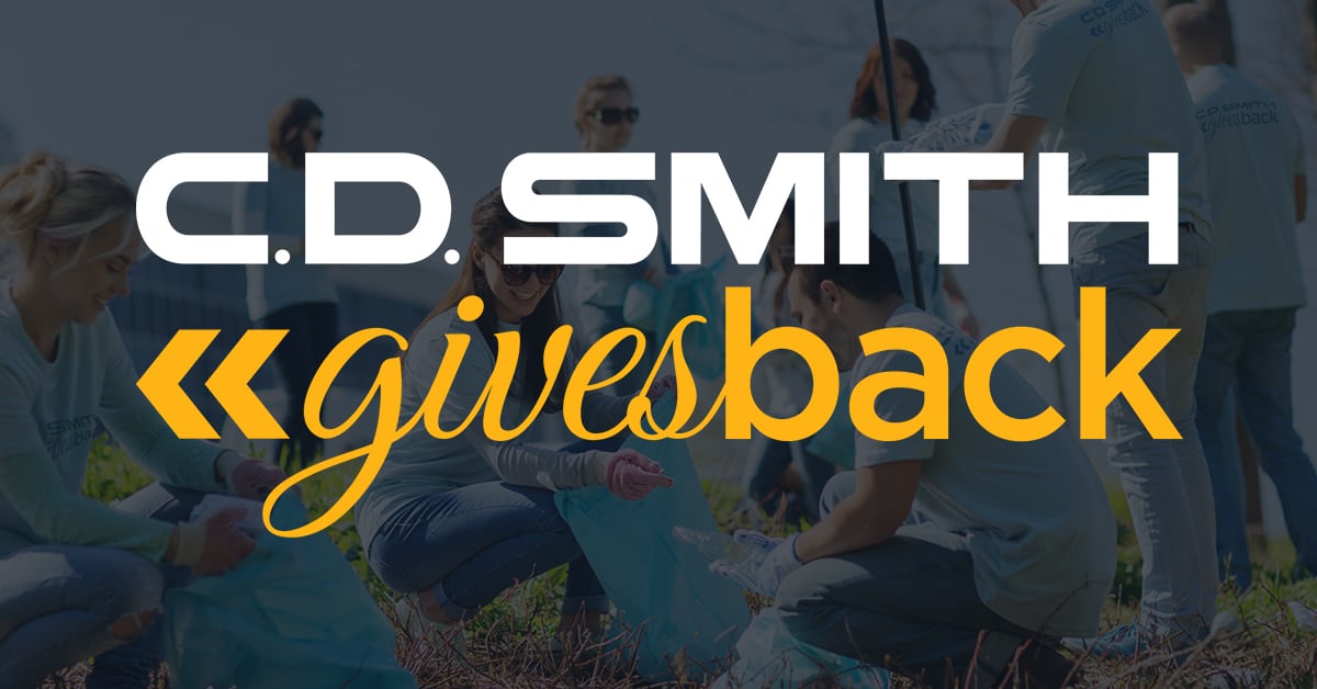 C.D. Smith Construction Team Builds Community & Gives Back to 2 Orgs