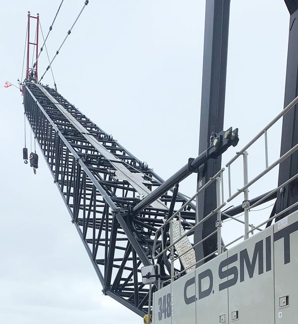 New 300-ton Construction Crane in C.D. Smith's Heavy Equipment Fleet