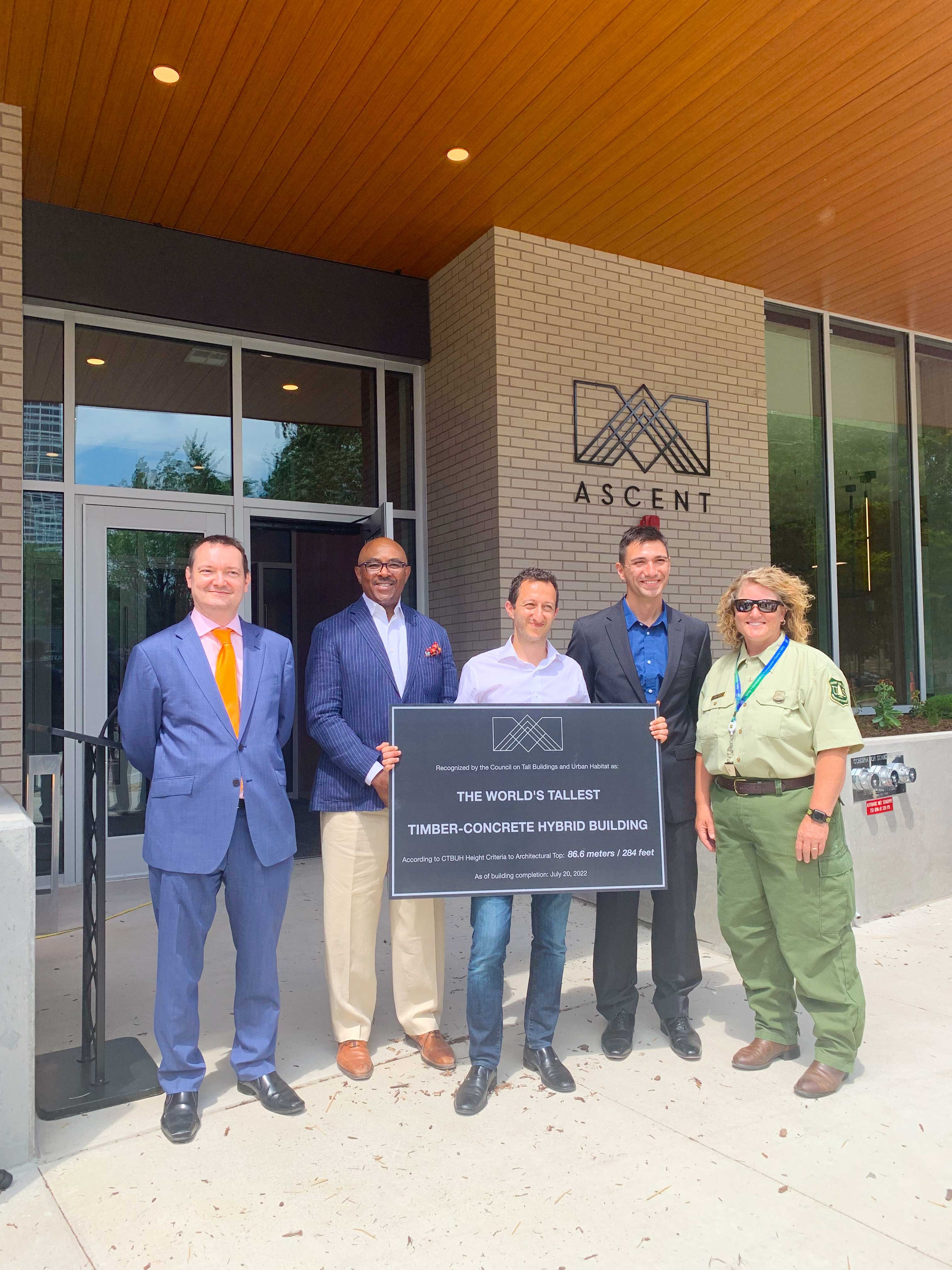 Ascent is officially declared the World's Tallest Mass Timber Hybrid