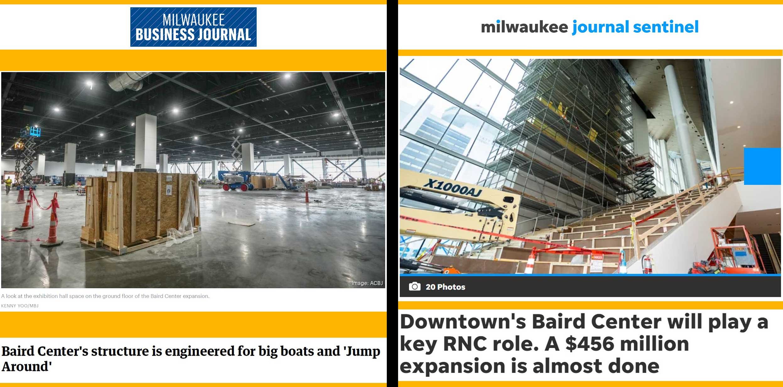 Baird Center Expansion Project - Construction Updates