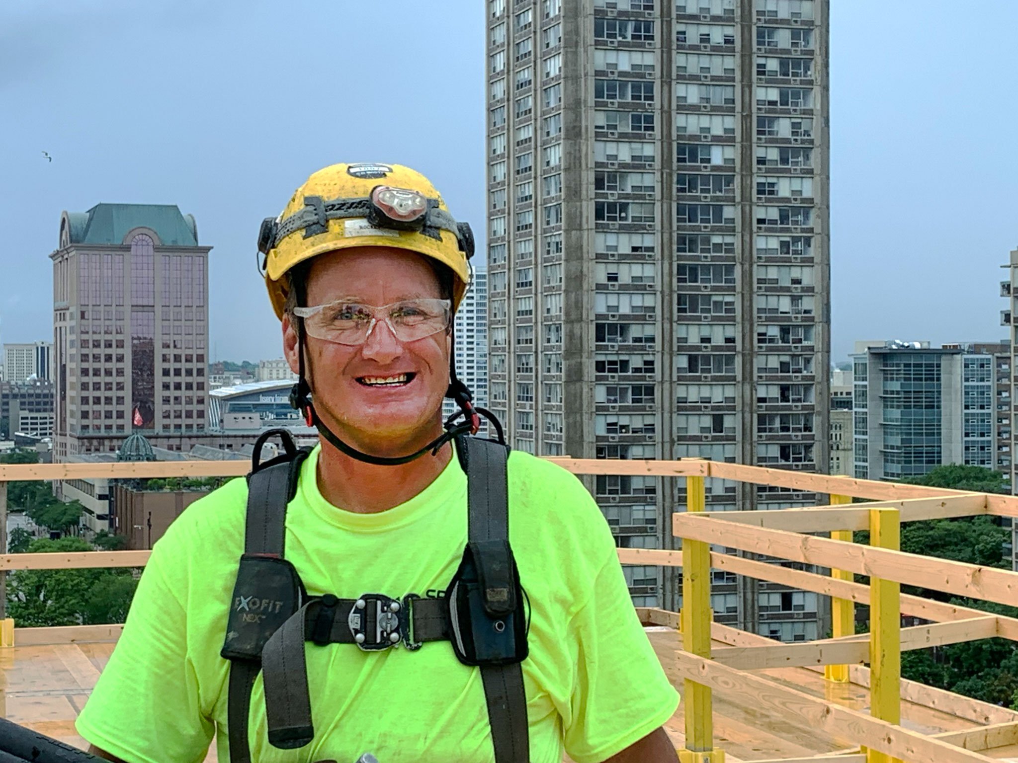 Construction Carpenter Steve Nash Mass Timber Building Ascent Project