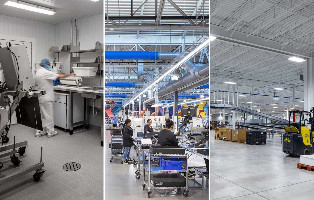 Industrial Manufacturing Commercial Building Construction Projects