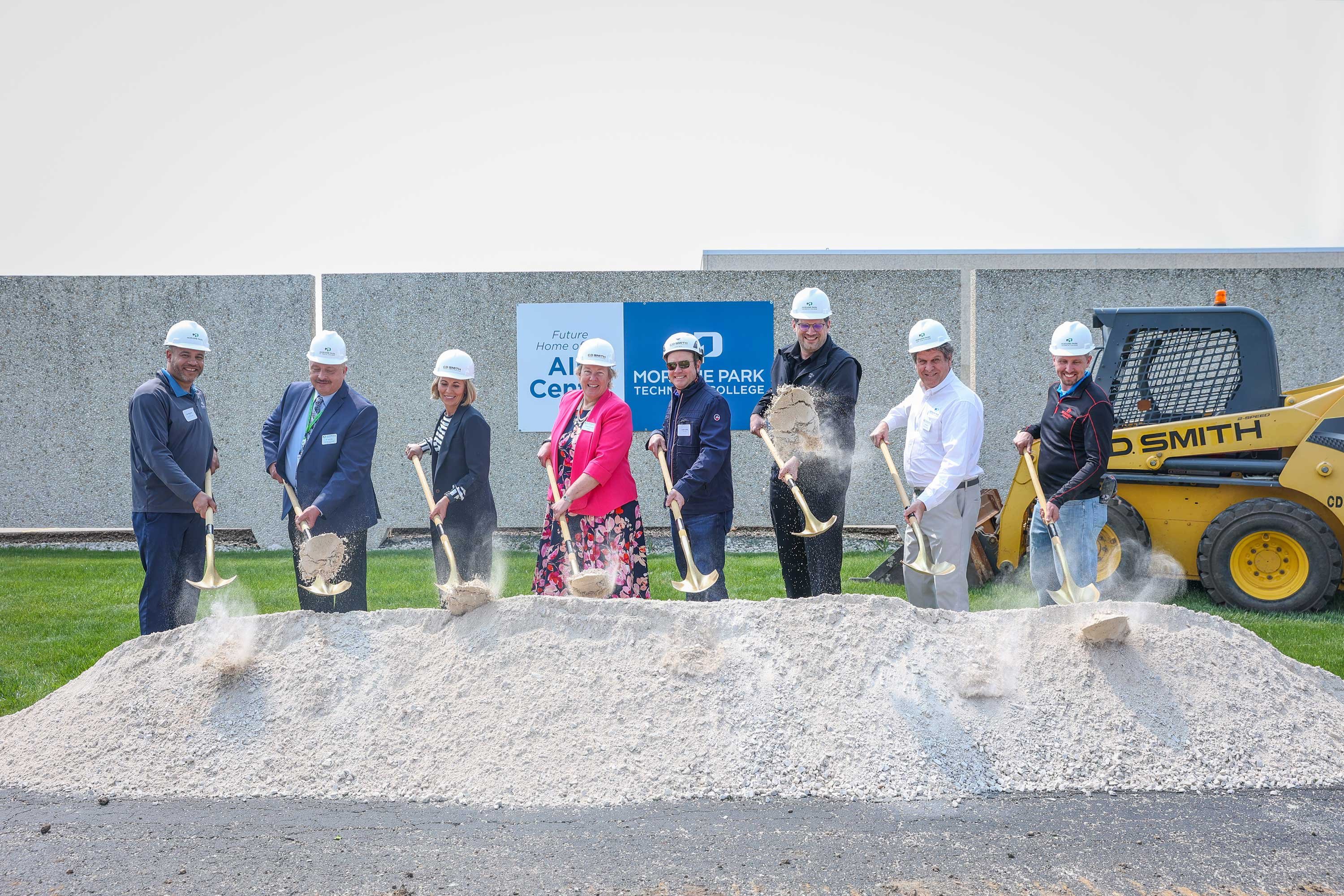 Moraine Park Technical College AIR Center Construction Groundbreaking