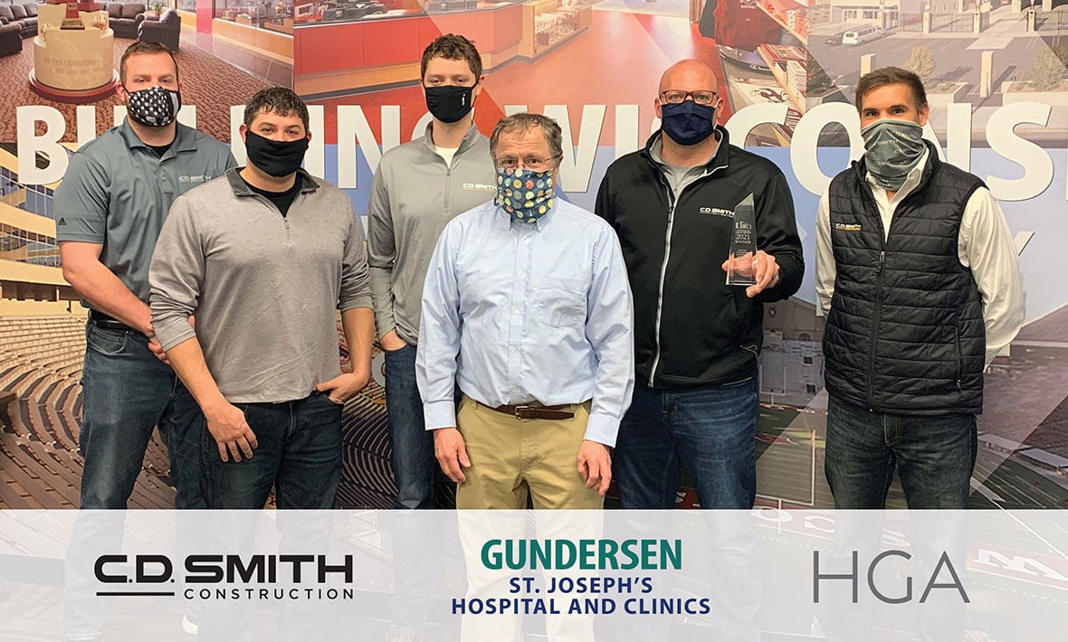 Commercial Design Award for Gundersen St. Joseph's Healthcare Project