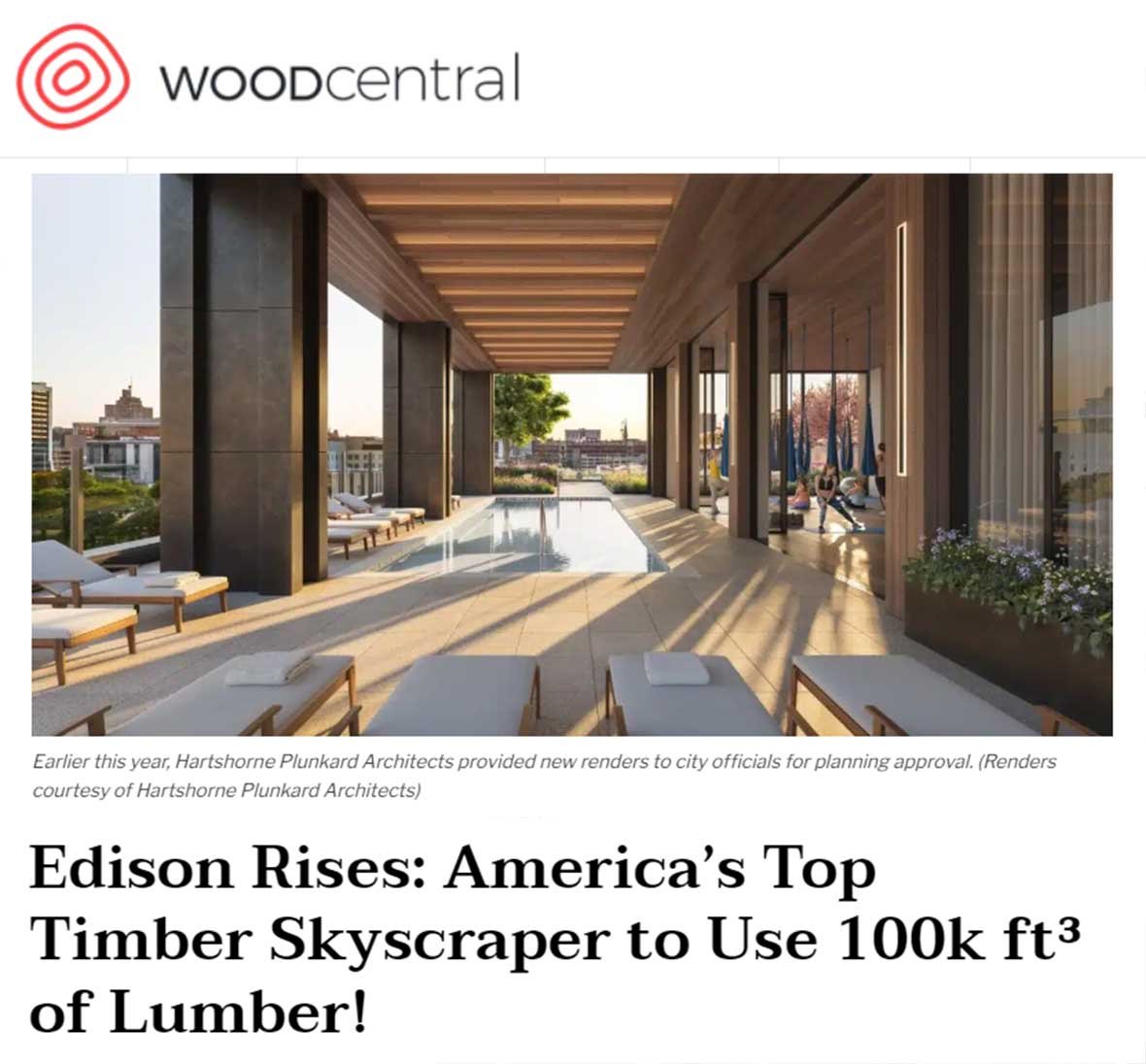 Neutral.Edison Mass Timber Construction Project News | Milwaukee-Wisconsin