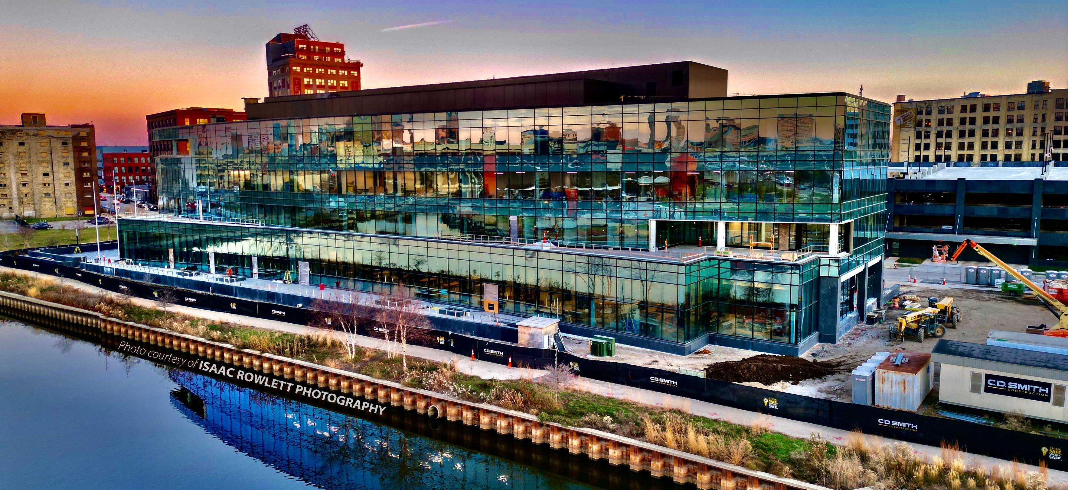 Corporate construction project: Rite-Hite Headquarters in Milwaukee WI