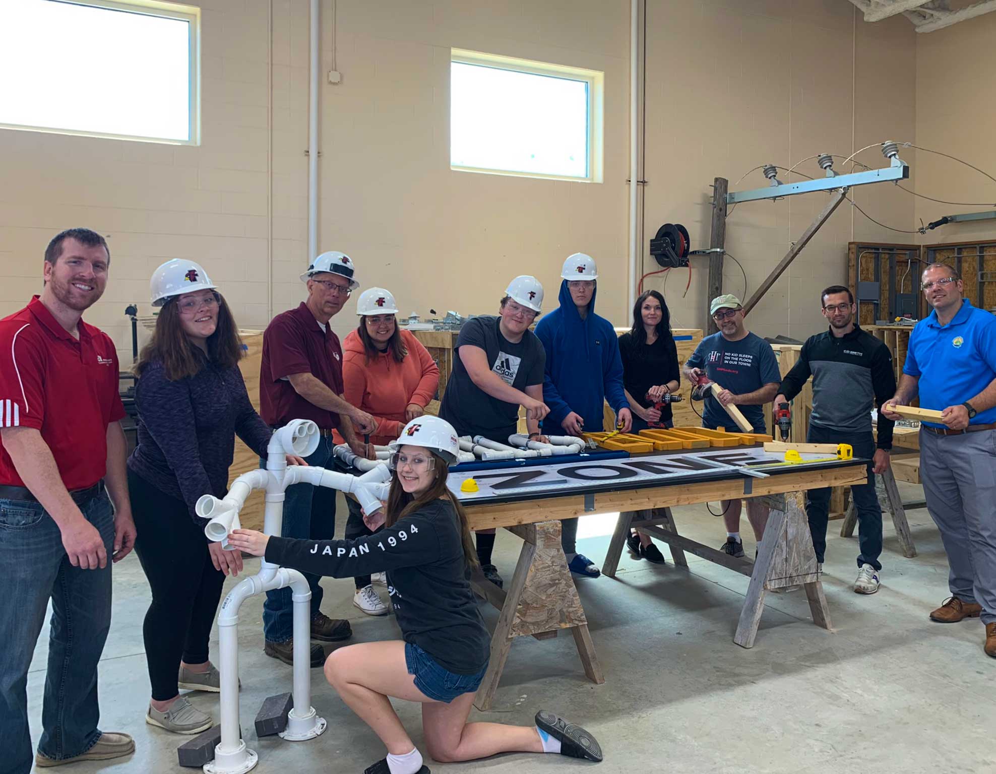 Build & Block Zone at Walleye Weekend 2022