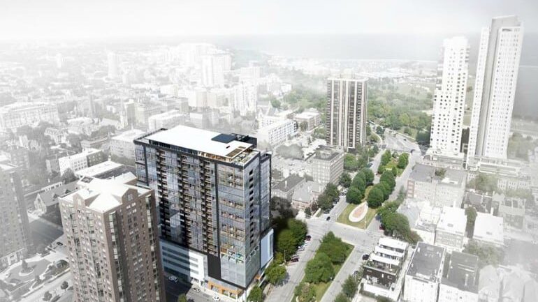 Ascent MKE Timber apartment tower