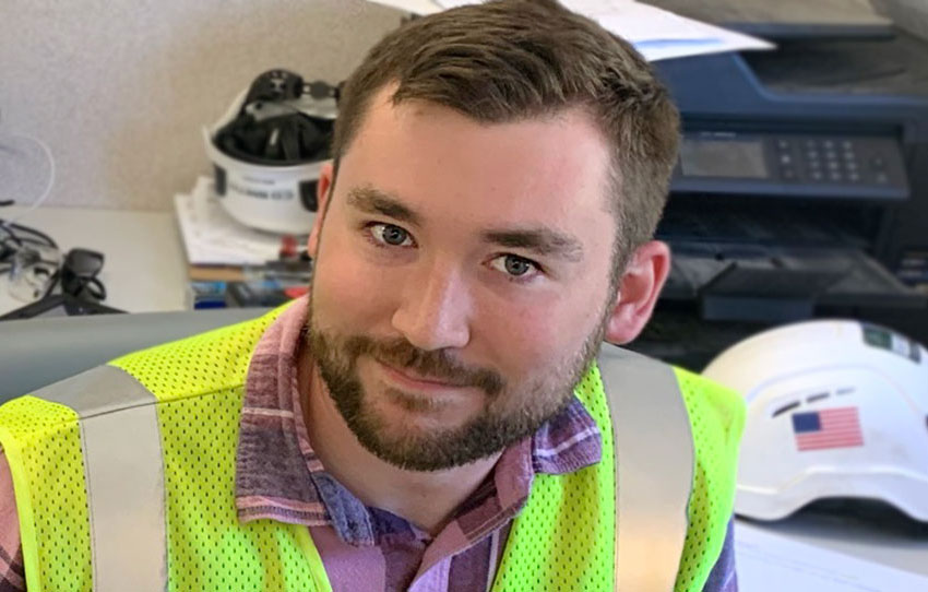 Construction Project Engineer Alex Venuti Works on Mass Timber Build