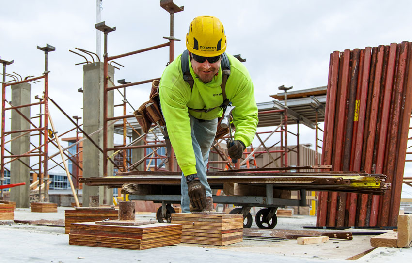 Commercial Construction Trades Carpenter Kevin Butterbaugh Builds