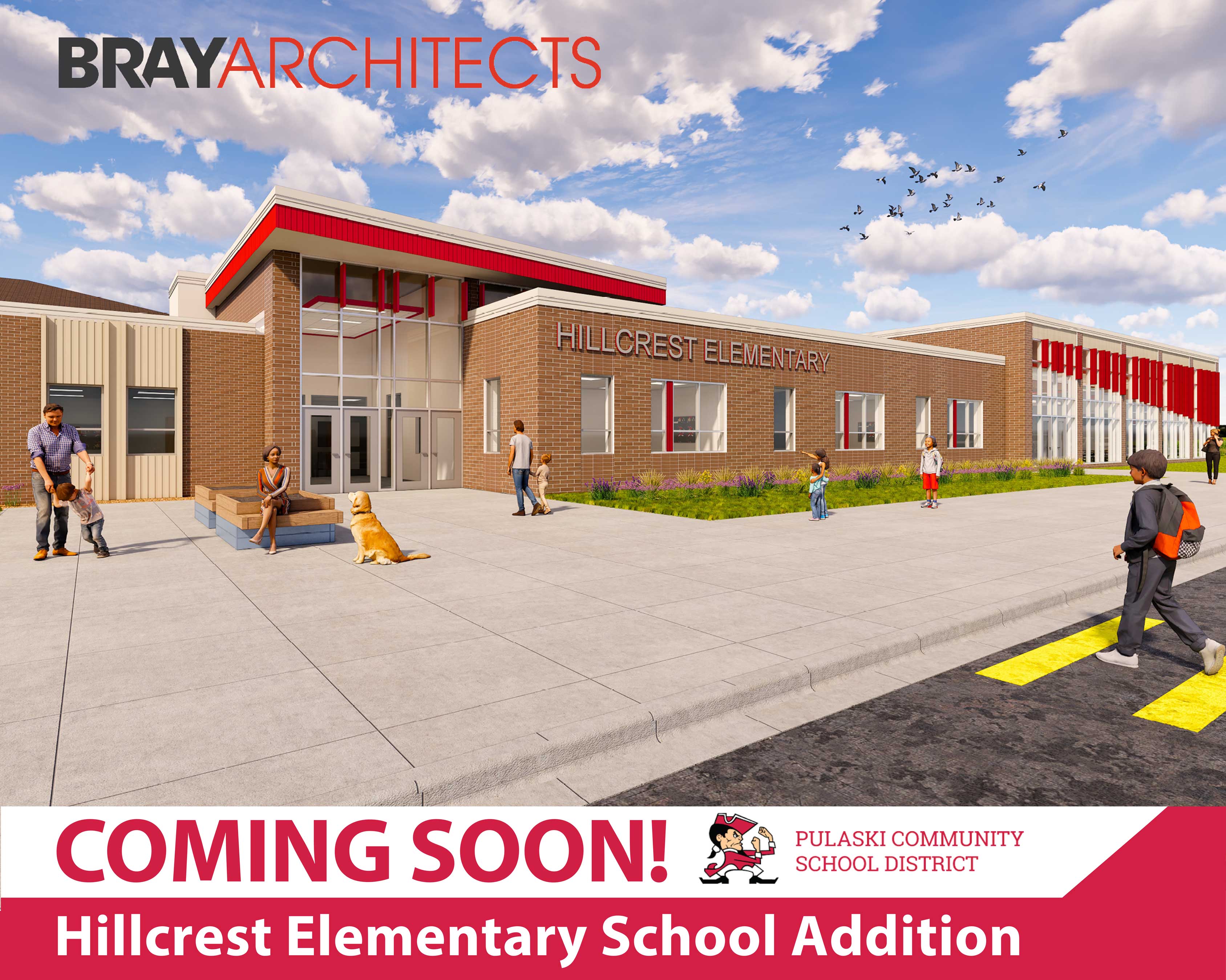 Pulaski Community School District Breaks Ground on Hillcrest Elementary ...